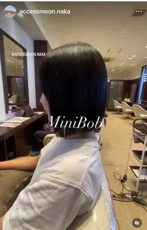 ミニボブ – ヘアーサロン アクセスムーン 那珂店ブログ